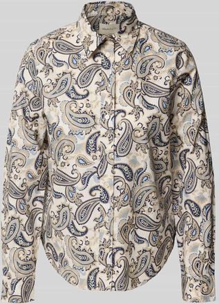 GANT Regular Fit Hemdbluse mit Allover-Paisley-Print Modell Voile