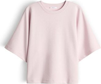 OPUS Sweatshirt Relaxed geschnittenes Sweatshirt aus Baumwoll-Mix Verk&uuml;rzte L&auml;nge, lockerer Boxy Fit f&uuml;r Alltag und Freizeit