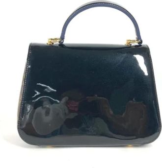 Louis Vuitton Sac &agrave; main vintage Louis Vuitton en cuir verni monogramm&eacute; - Femme - Pre-owned - Noir - Taille: ONE Size