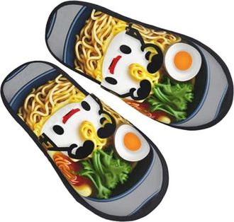 Generic Pantoufles Moelleuses Impression De Nouilles Egg Cup Noodle Slippers Maison Confort Chaussures Pour Homme Femme Ext&eacute;rieur M