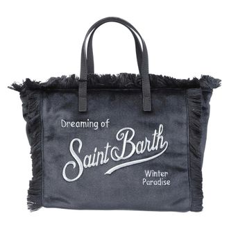 MC2 Saint Barth Colette Velvet - Femme - Sacs - Noir - Taille: ONE Size