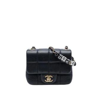 Chanel Sac bandouli&egrave;re matelass&eacute; doccasion - Femme - Pre-owned - Noir - Taille: ONE Size