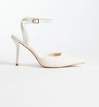 Simmi London SIMMI London - Nella - Chaussures tIss&eacute;es &agrave; talon - Taupe-Neutral
