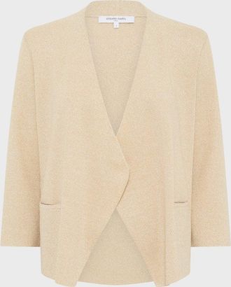 Gerard Darel Gilet en microfibre dor&eacute; - LAVINA - Moutarde