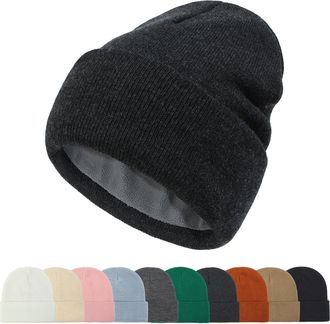 Dreshow Warme Strickm&uuml;tze f&uuml;r Damen Herren Winterm&uuml;tzen f&uuml;r Unisex Dicke Beanie M&uuml;tze f&uuml;r Extreme K&auml;lte