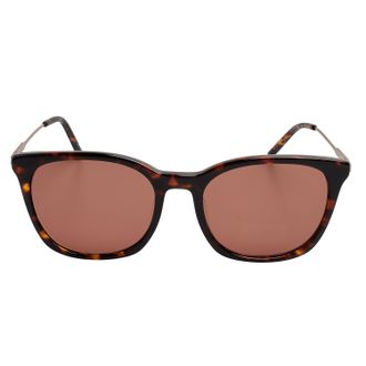 DKNY Damen Quadratische Sonnenbrille mit Metallb&uuml;geln DK708S N