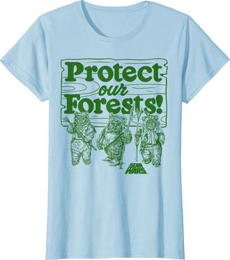 Star Wars Ewoks sch&uuml;tzen unser Waldcamp T-Shirt