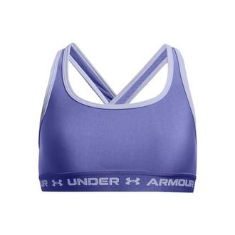 Under Armour soutien-gorge de sport Crossback Mid Solid, brassière fille pour course à pied, brassière de sport légère à bretelles croisées