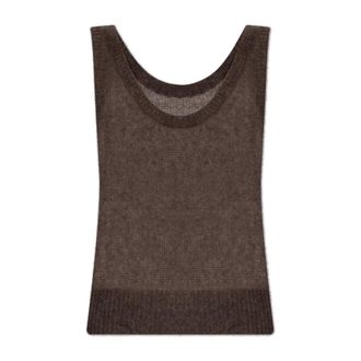 American Vintage Femme, Pulls, Brun, Taille: 42 FR Bodyrow Strappy Top