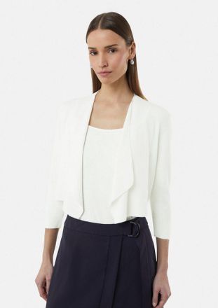 Comma Cardigan Strickjacke Feinstrickcardigan mit Ajour-Detail