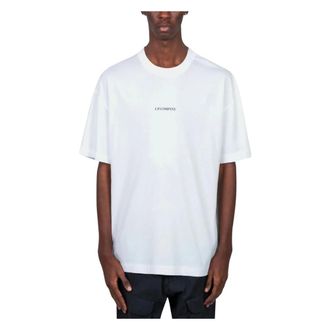 C.P. Company C.p. Company, Homme, Tops, Blanc, Taille: XL Polo Chemises