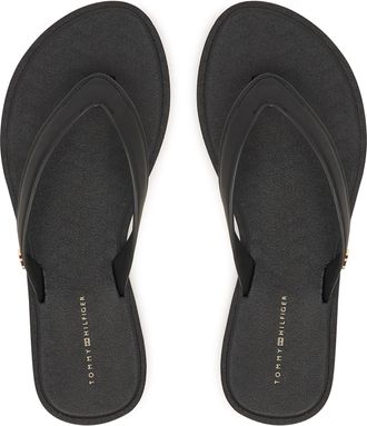 Tommy Hilfiger Zehentrenner Tommy Hilfiger Scandi FW0FW09206 Schwarz