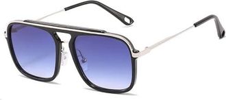 Generic Lunettes De Soleil Sport Dext&eacute;rieur &Agrave; Grande Monture For Hommes, Vacances For Femmes, Conduite(Blue)