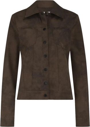 Jane Lushka Damen, Jacken, Braun, 2XLGröße