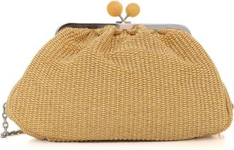 Max Mara Femme, Sacs, Jaune, Taille: ONE Size Wkafortuna Raffia Bag