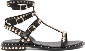 Ash Ash, Femme, Chaussures, Noir, Taille: 36 EU Play Studded Flat Sandal