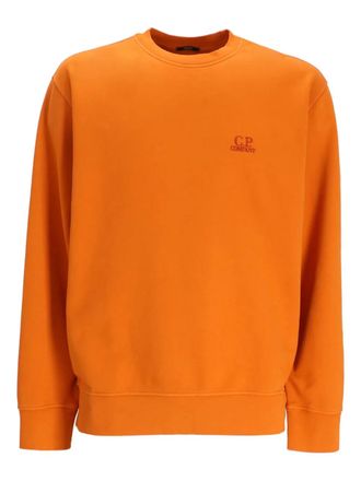 C.P. Company sweat &agrave; logo - Orange