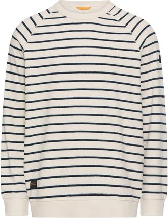 Camel Active Herren 409400-7W61 Sweatshirt, Wei&szlig;, XXL