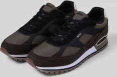 HUGO BOSS Sneaker aus Rindsnappa mit Logo-Details