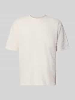 Mc Neal T-Shirt mit Strukturmuster und Rundhalsausschnitt