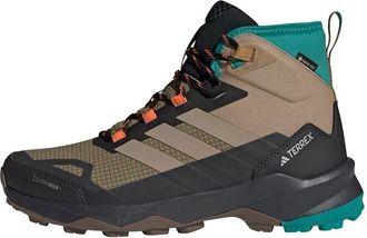 adidas Herren Terrex Skychaser AX5 Mid Gore-TEX Climawarm+ Hiking Shoes Schuhe zum Wandern, Cardboard/Blanch Cargo/Pure Teal, 49 1/3 EU