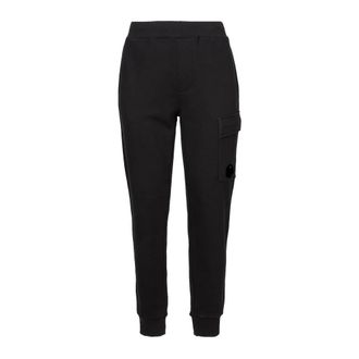 C.P. Company Diagonal Raised Fleece Sweatpants - - Trousers - Herren - Schwarzk - M