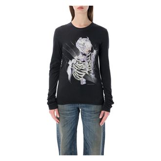 Our Legacy Strain Slim Longsleeve - - Tops - Damen - Schwarzk - L