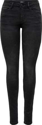 Only Womens Black Denim Jeans Stretch