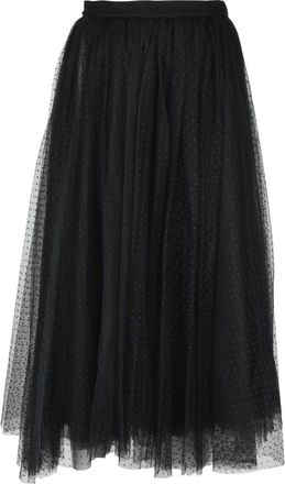 Elisabetta Franchi Femme, Jupes, Noir, Taille: 40 FR Tulle Skirt