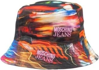 Moschino Femme, Accessoires, Multicolore, Taille: ONE Size Bob en coton avec motif