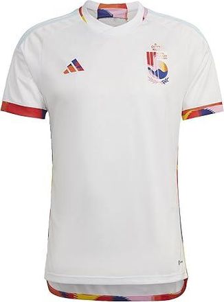 adidas Maillot extérieur de la Coupe du monde 2022 de Belgique, blanc, M