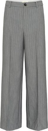 Part Two Pantalon large - Femme - Pantalons - Gris - Taille: 42 FR