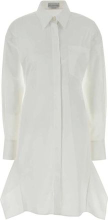 Stella McCartney Femme, Robes, Blanc, Taille: 38 FR Shirt Robes
