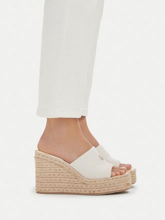 Calvin Klein Espadrilles Calvin Klein Wedge Espad 70 Canvas Mg HW0HW03282 Creme