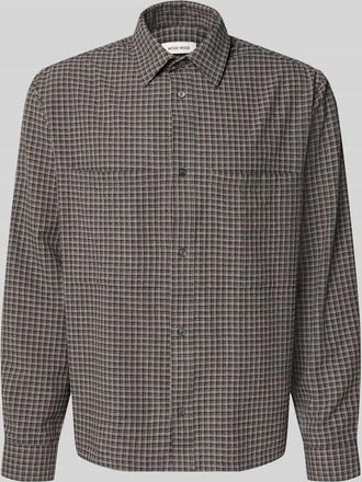 Wood Wood Regular Fit Freizeithemd mit Kentkragen Modell Nico