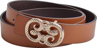 Cavalli Femme, Accessoires, Brun, Taille: 105 CM Reversible Belt