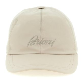 Brioni Homme, Accessoires, Beige, Taille: M Logo Cap