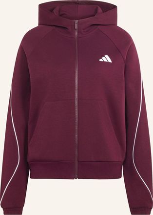 adidas Stadium Small Logo Kapuzenjacke rot