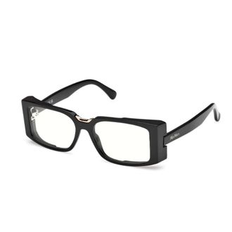 Max Mara unisex, Accessoires, Noir, Taille: 54 MM Monture optique rectangulaire