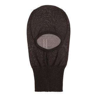 Rick Owens Skull Cashmere Balaclava - - Accessories - Herren - Braun - ONE SIZE