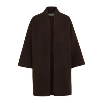 Cortana Aura- wendbarer doppelseitiger Mantel in Schokolade - - Coats - Damen - Braun - L