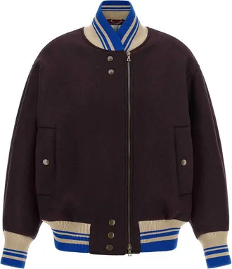 Dries Van Noten Bomberjacke - Lila