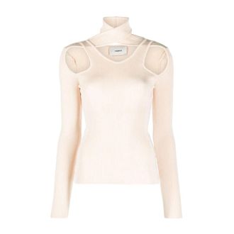 Coperni Beiger Strickpullover Casual Sweater - - Knitwear - Damen - Beige - L