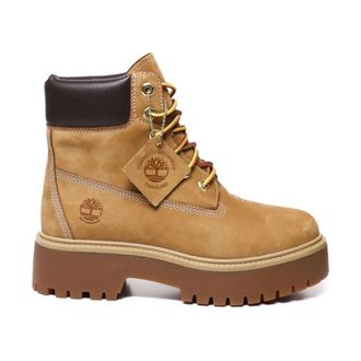 Timberland Braune Leder Outdoor Stiefel - - Shoes - Damen - Braun - 39 EU