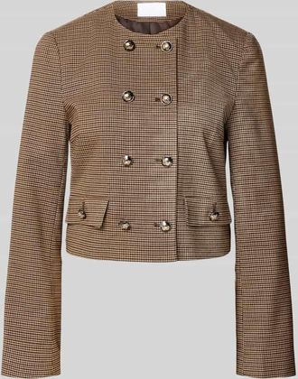 Jake*s Regular Fit Blazer mit Viskose-Anteil und Paspeltaschen