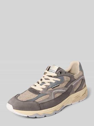 Floris Van Bommel Sneaker aus Leder-Textil-Mix Modell De Rezer