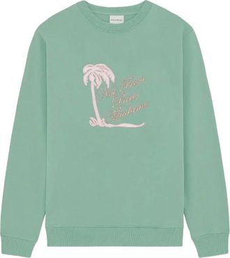Dr&ocirc;le de Monsieur Homme, Sweatshirts et sweats &agrave; capuche, Vert, Taille: XS SweaT-shirt ras du cou