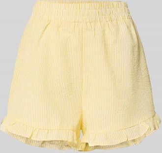 A-View Relaxed Fit Shorts mit Strukturmuster Modell Sonja