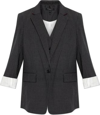 Rag & Bone Femme, Vestes, Gris, Taille: 34 FR Ensemble Veste et Gilet Blazer Ray&eacute; Jennifer
