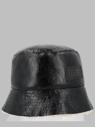 Maison Margiela M61124K_MM08JM6900 Bucket Hat - Black